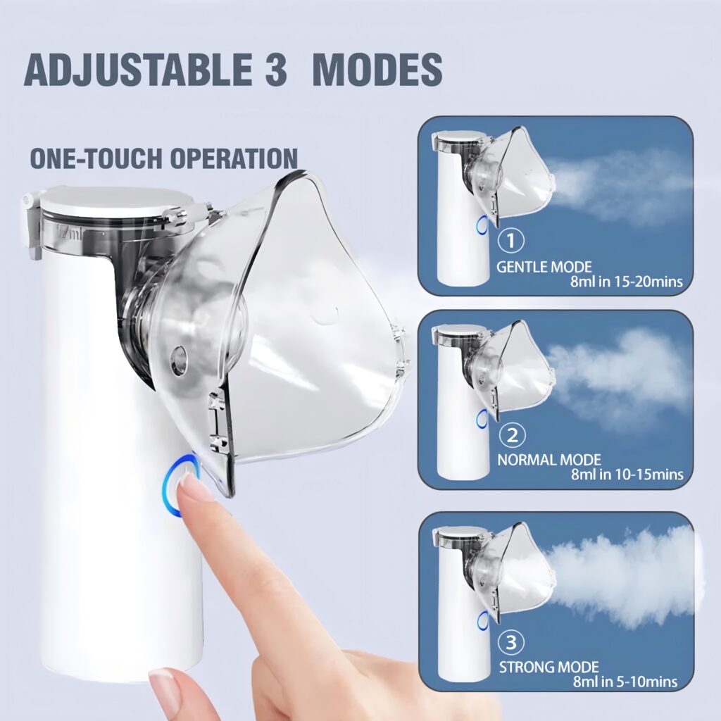 Portable Steam Inhalator | Three Modes & Travel-Friendly Respiratory Relief